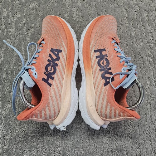 Hoka One One Mach 5 Pro Fly+ Orange White Womens Shoes Sz 9.5 B | eBay