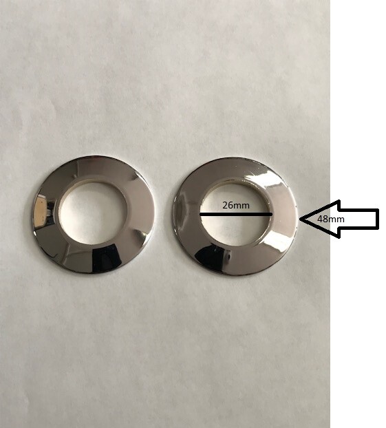 26mm Pipe Flange Cover Plate/Back Plate | eBay UK