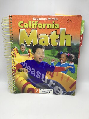 Houghton Mifflin California Math Teacher's Edition Grade 2 Vol. 2 ...