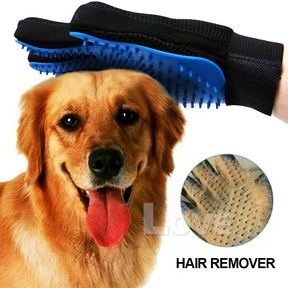 True Touch Pet Grooming Glove Brush Comb Dog Cat Hair Removal Care Bath Massage | eBay Australia