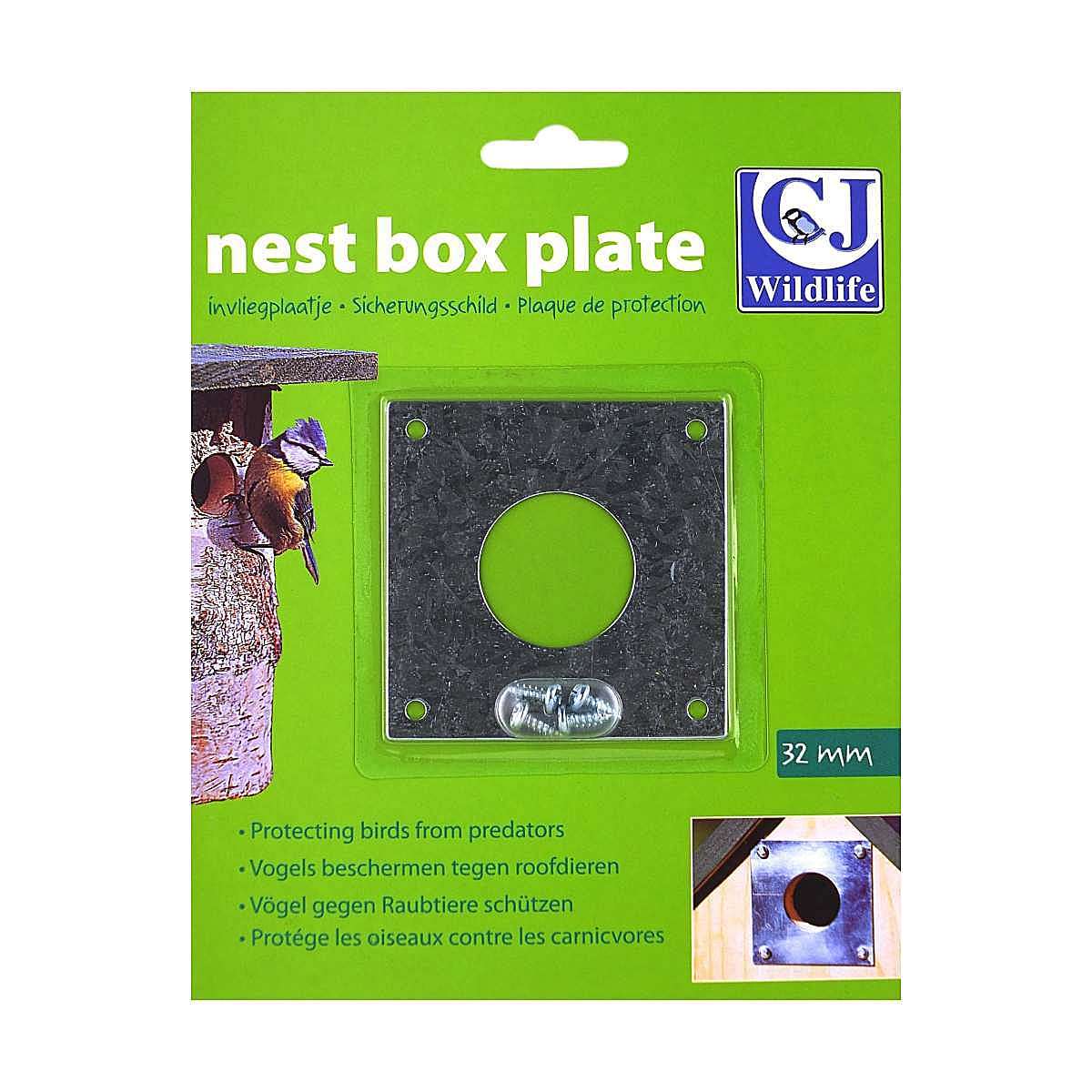 CJ Wildlife Nest Box Plate: 32mm | eBay UK