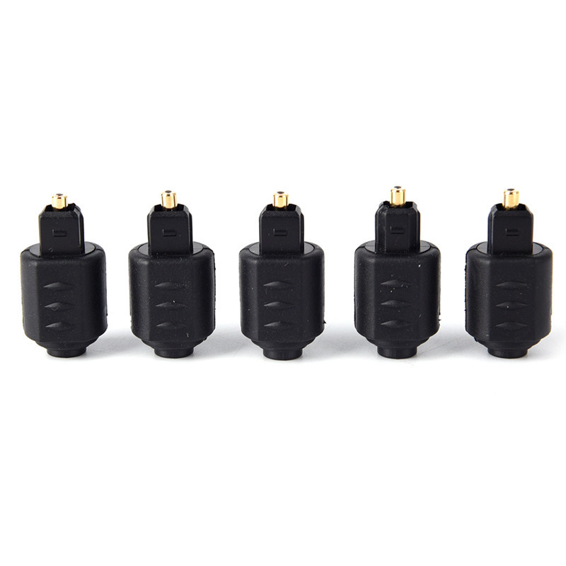 Mini Optical Audio Adapter 3.5mm Female Jack Plugs To Digital Toslink ...