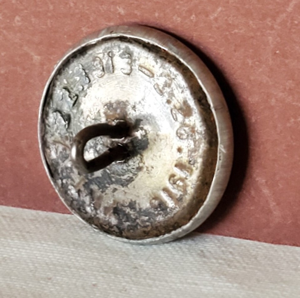 Bb Aluminum! OX HIDE Antique Wobble Shank Overall BUTTON Medium | eBay