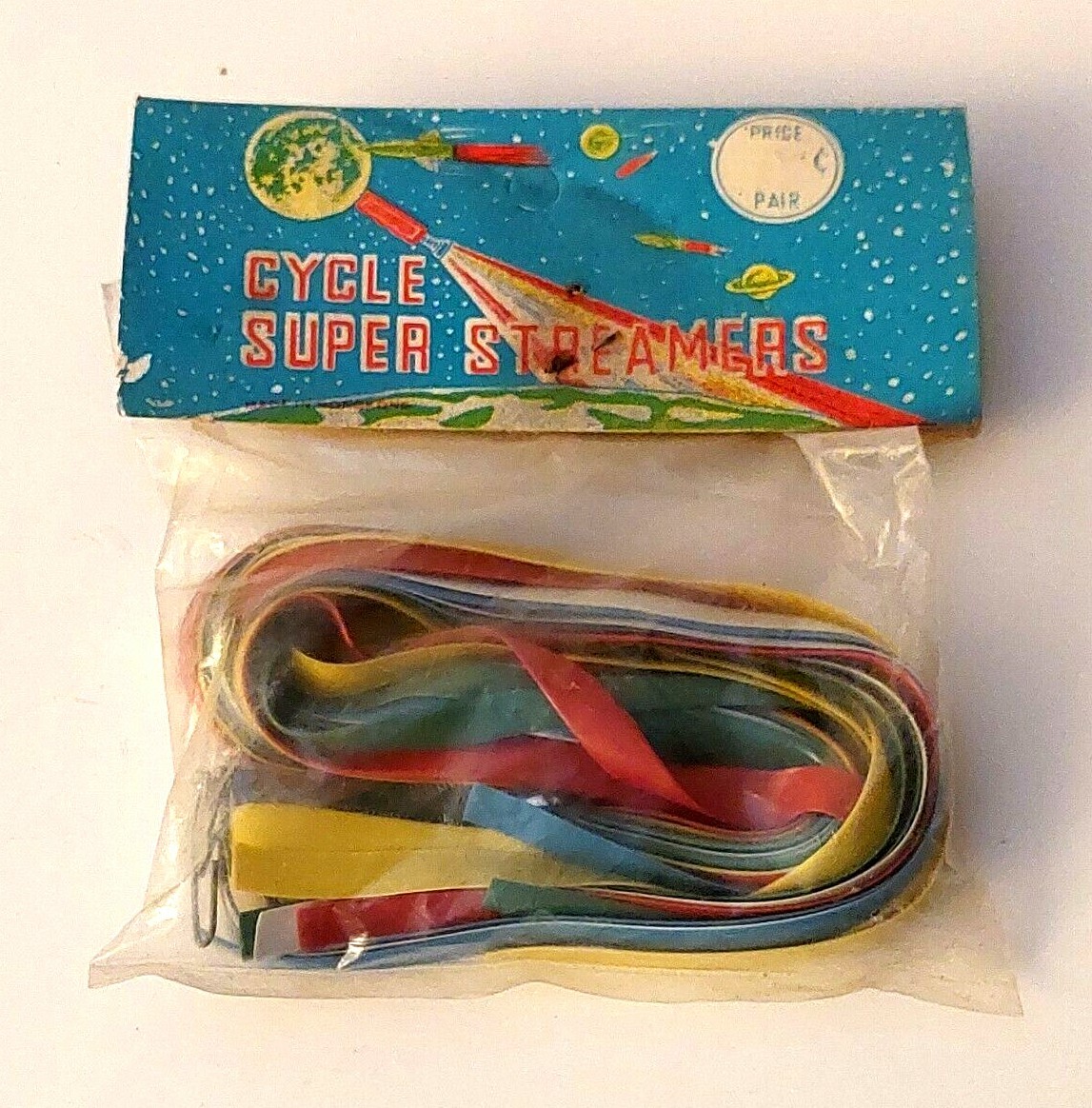 Cycle Super Streamers. Made in Hong Kong. Rockets, Space, Venus, Moon ...