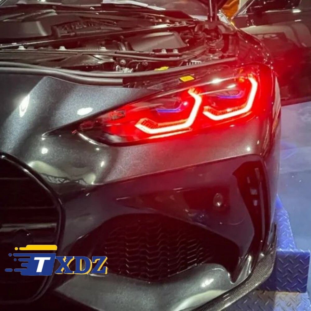 RED DRL LED Control Unit For BMW G80 M3 G82 M4 G22 Laser Headlight ...