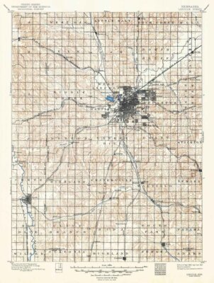 Reproductions - 1897 Topo Map