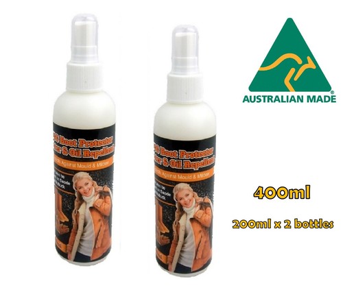 2 x Ugg Boot Protector Waterproof Spray Sheepskin Leather Suede Fabric ...