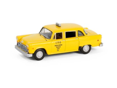 1980 Checker Taxicab Yellow Cab #1793 1:64 Scale Model - Greenlight ...