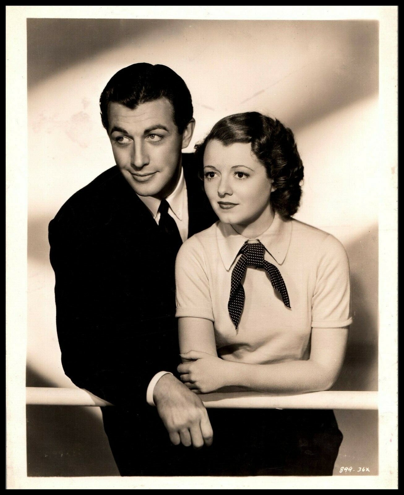 JANET GAYNOR + ROBERT TAYLOR STUNNING 1930s PORTRAIT GOLDEN AGE ORIG ...