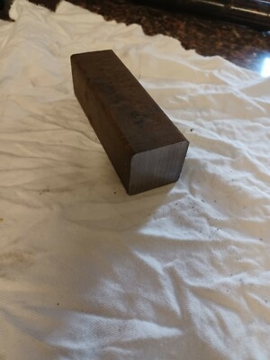 Iron blacksmith Hardy Forging 1 1/2" Solid Square Bar 6" metal stock ...