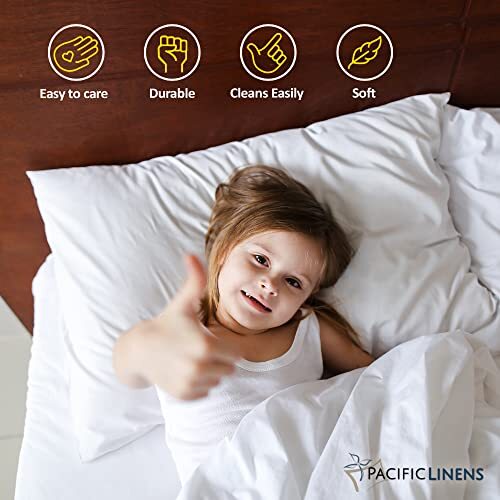 Pacific Linens Pillowcases White 12 Pack T-200 Size | eBay