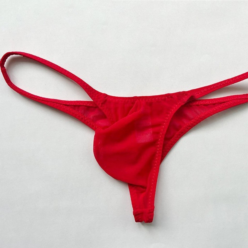 Mesh G Strings for Men Comfortable Low Waist Sexy Underwear in Black ...