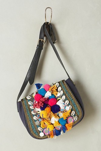 Antik Batik Koshi Small Shoulder Bag Beaded Tassels Colorful Purse New ...