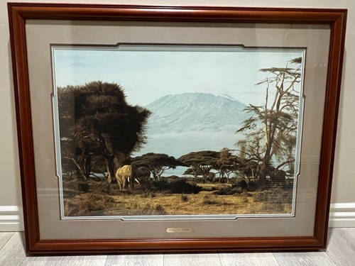 Simon Combes "Kilimanjaro Morning" Elephant Limited Edition Print ...