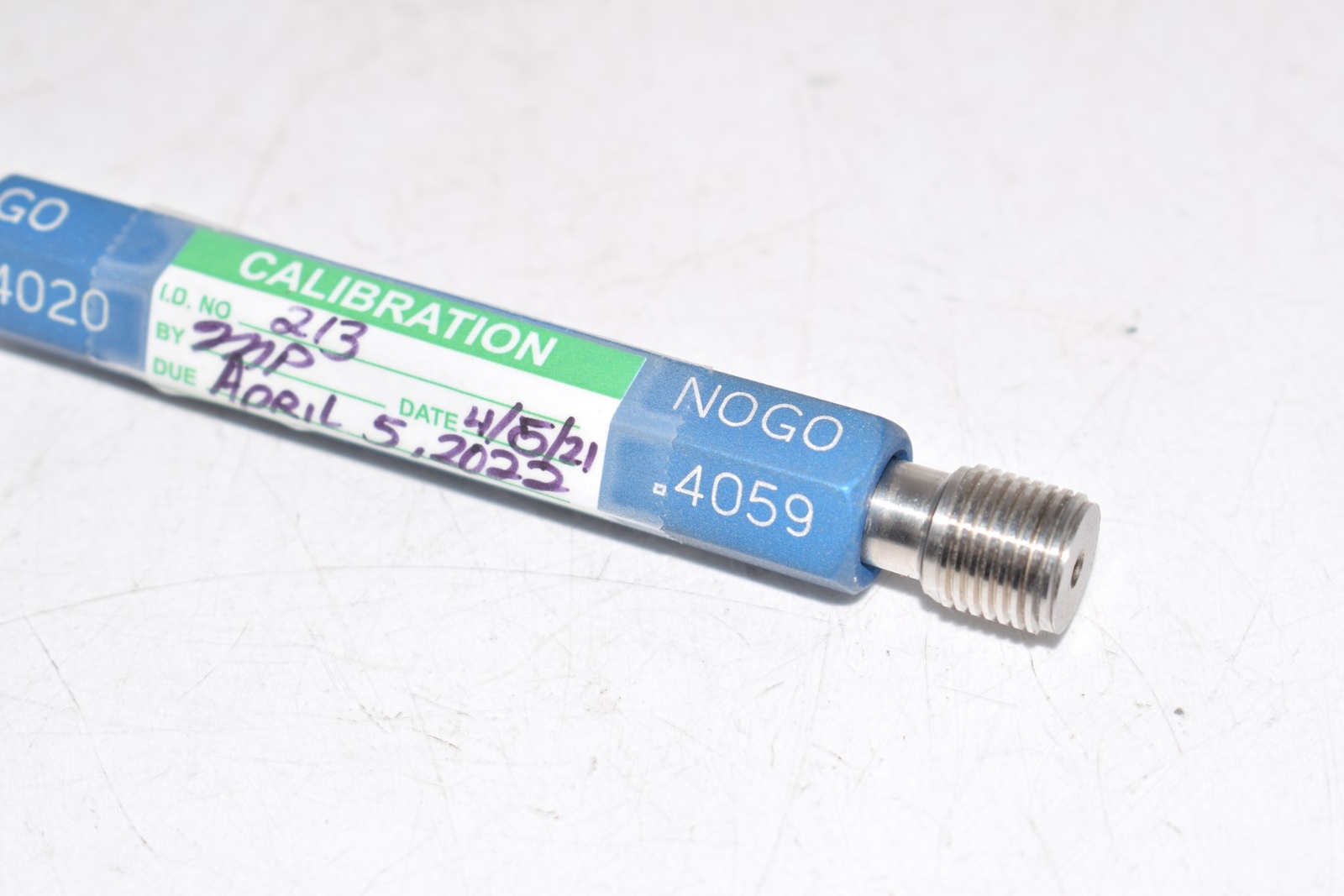 BALAX 3/8-24 STI 2B Thread Plug Gage GO .4020 x NOGO .4059 | eBay