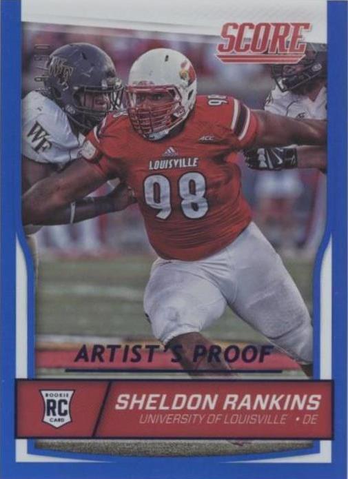 2016 Score - Rookies Sheldon Rankins #404 Jumbo Artist's Proof /50 (RC ...