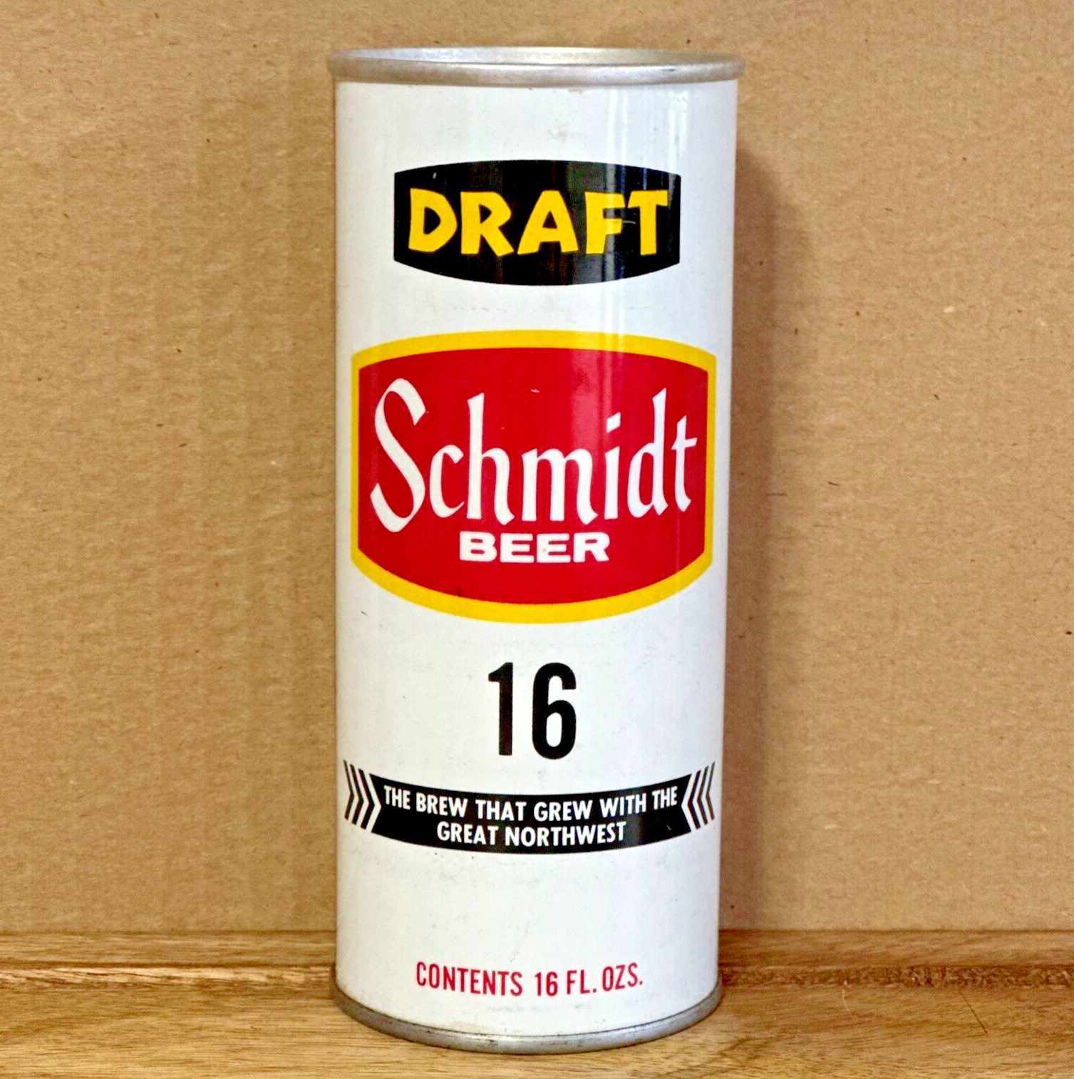 1+ SCHMIDT DRAFT Beer Can 16 OZ ~ S/S, Wide Seam ~ 3 Cities Associated ...