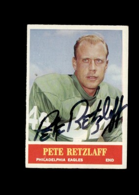 Pete Retzlaff 1964 Philadelphia Eagles authentic autographed card | eBay