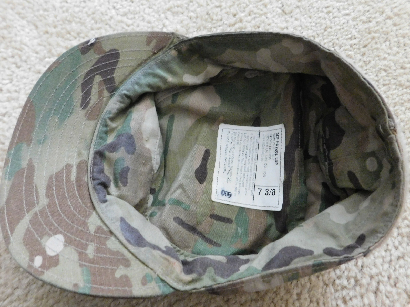 US ARMY OCP PATROL CAP SIZE 7 3/8 | eBay