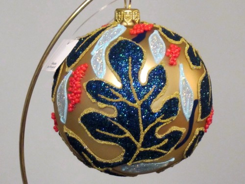 Blown Glass Sea/Beach/Shell/Seaweeds/Coral Ball Christmas ornament, New ...