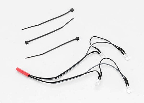 Traxxas TRX5689 LED Lumières, Avant Harness(4 Transparent Lumières ...