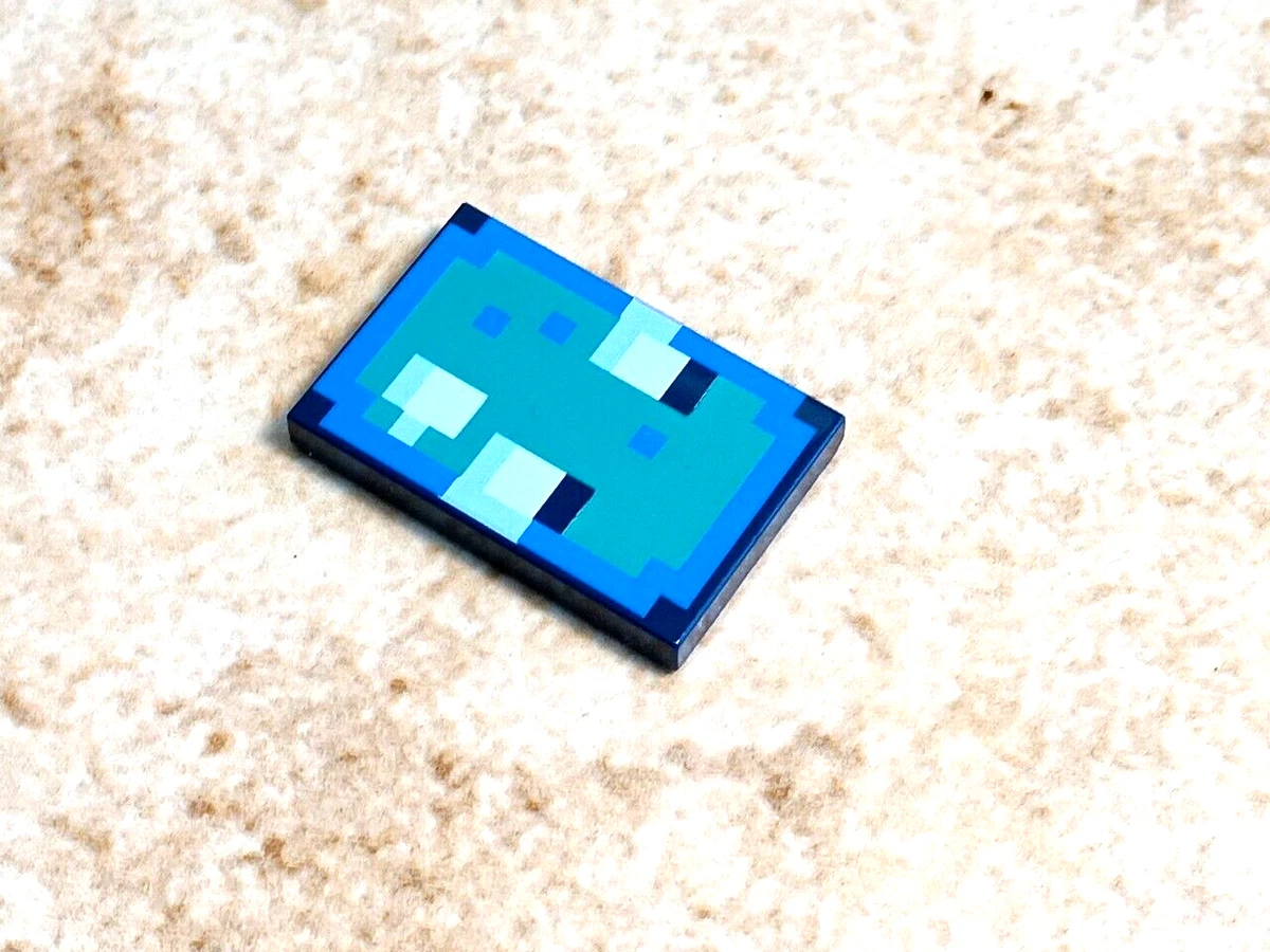 Minecraft Blue Slime Head