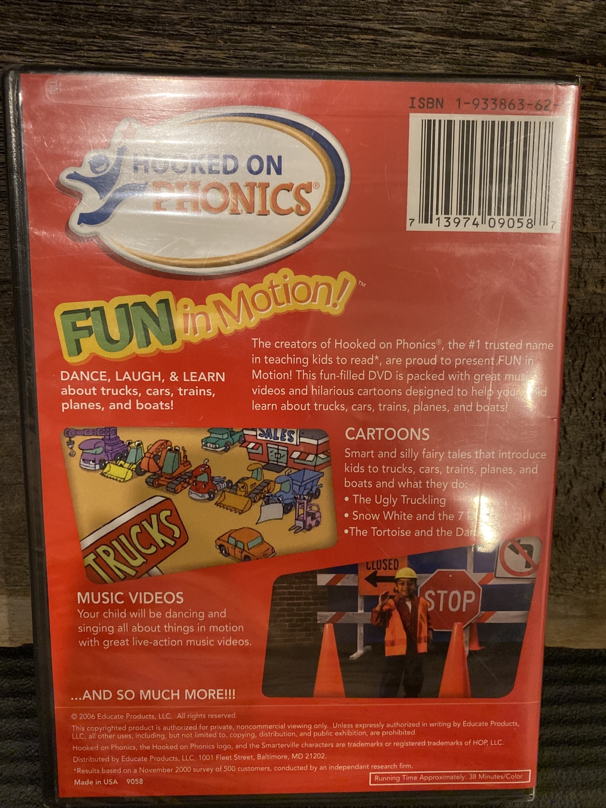 Hooked on Phonics - FUN in Motion (DVD, 2006) for sale online | eBay