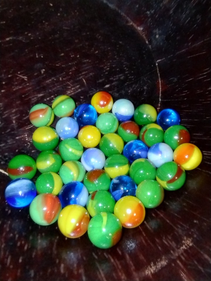 Mini Mason Jar Mega Vacor PeeWee Marbles Dragon Tiger Shark Sun Blue ...