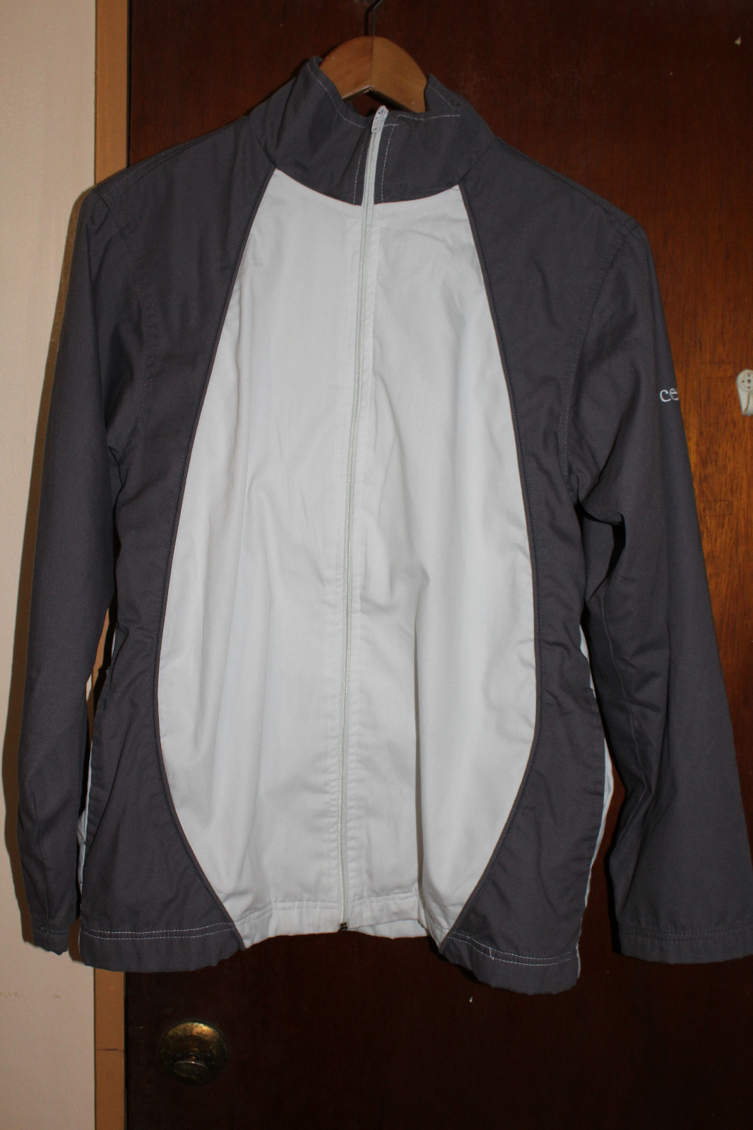 HP Accenture Men's White Gray Jacket Size Large | eBay