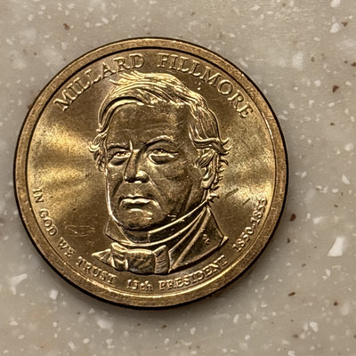 2010-P Millard Fillmore Presidential Golden Dollar Coin | eBay