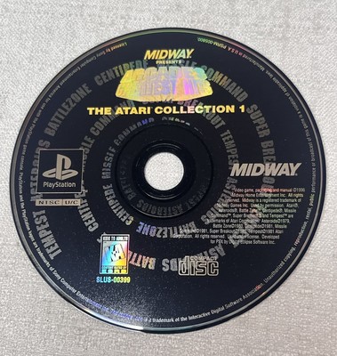 Arcade's Greatest Hits The Atari Collection 1 PlayStation 1 Disc Only ...