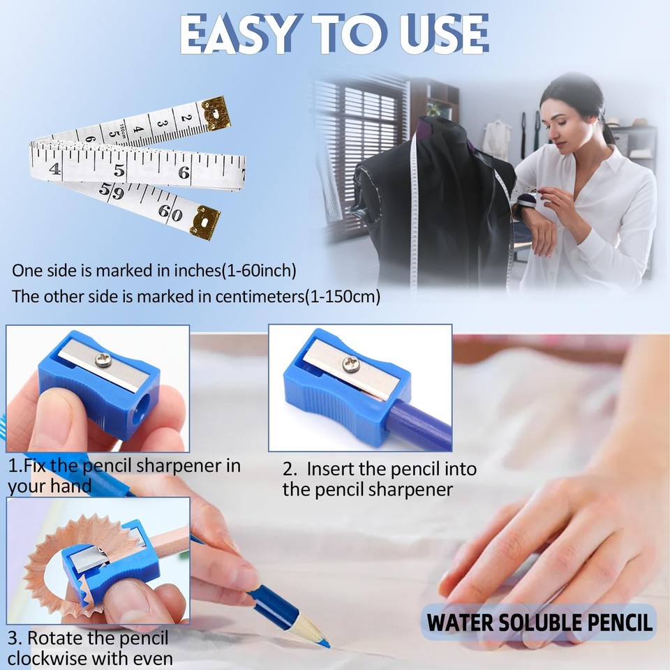 Sublimation Shirts Tool Kits 66 Pcs Shirt Measure Ruler Set Reusable ...