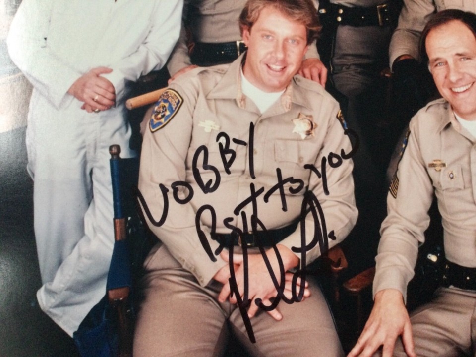 CHIPS TV SHOW signed - autographed 2001 photo lot Estrada, Pine, Greer ...