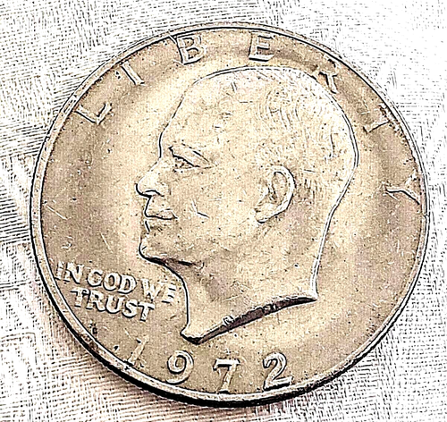 1972 Eisenhower Copper-Nickel Clad Dollar Circulated, No Mint Mark | eBay