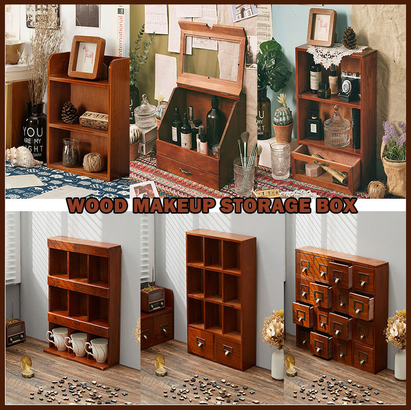 Wooden Makeup Box Wooden Cosmetic Storage Box From Apollo Box