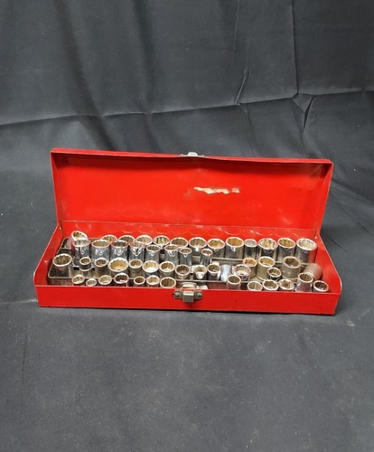 STANLEY PROFESSIONAL USA Socket Metal Box With 52 Various Sockets ...