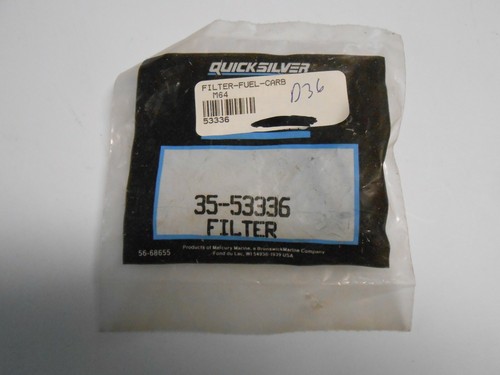 35-53336 NEW GENUINE OEM MERCURY FUEL FILTER LOT M1-6 | eBay