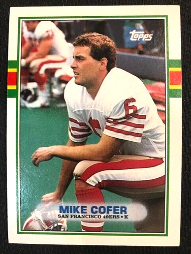 NFL - 1989 Topps Football Mike Cofer - 49'ers | eBay