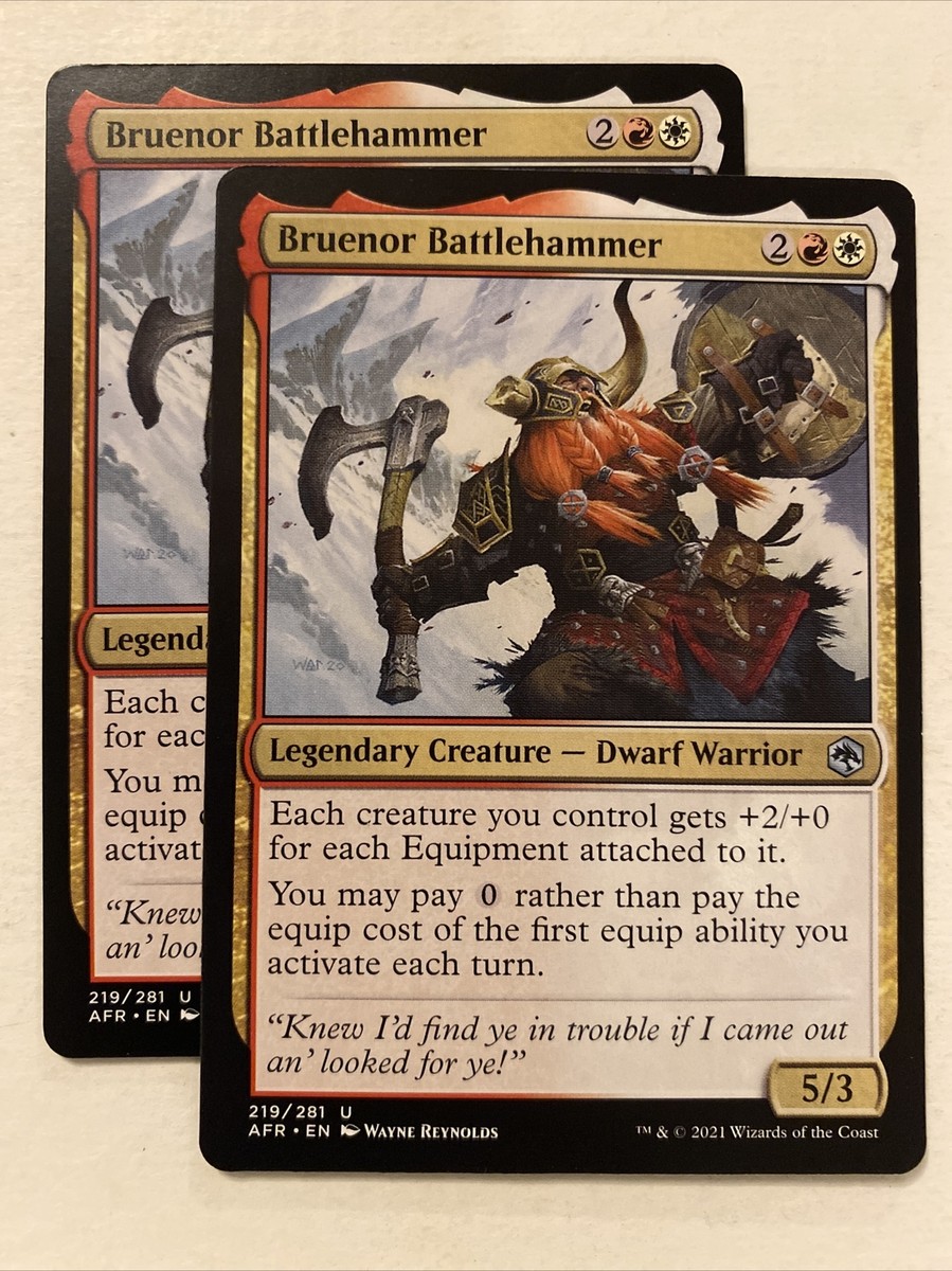 Bruenor Battlehammer Edh