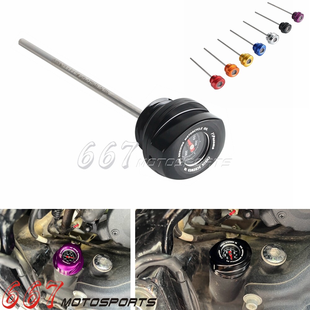 Road King Glide Oil Dipstick Oil Tank Dipstick With Gauge Oil Level ...