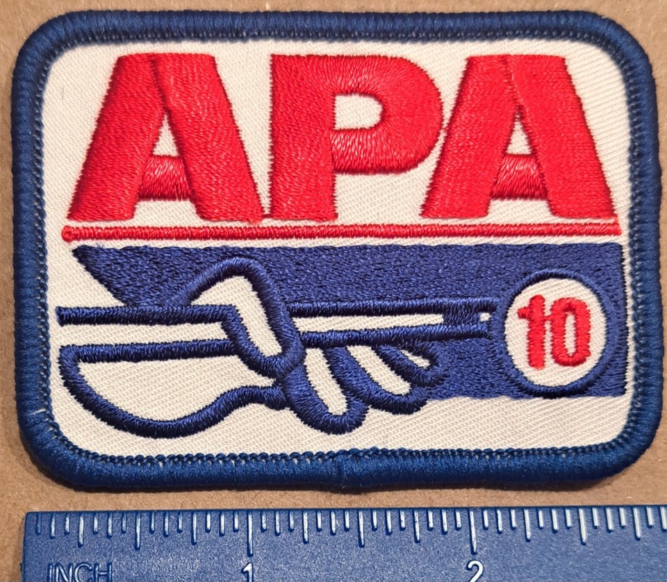 APA Pool Leagues 10 2010 Membership embroidered Iron on patch | eBay