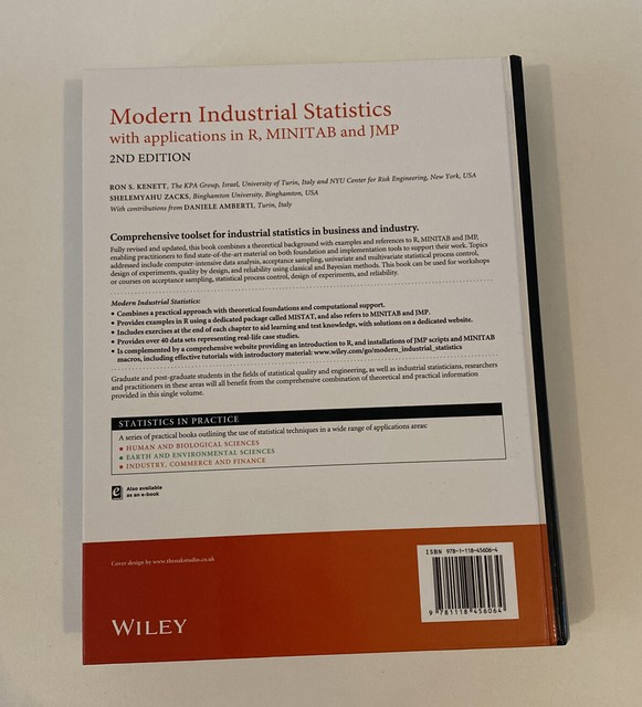 Modern Industrial Statistics: with applications in R, MINITAB and JMP ...