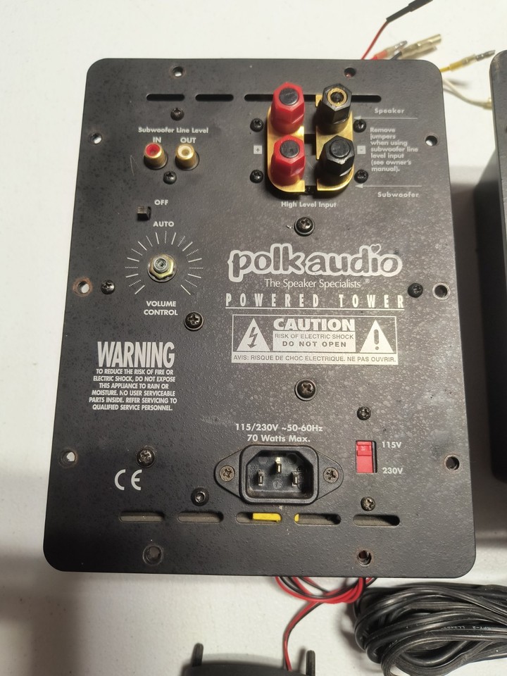 (2) Polk Audio RT1000P Plate Amps Amplifiers *Parts Only, Not Working ...