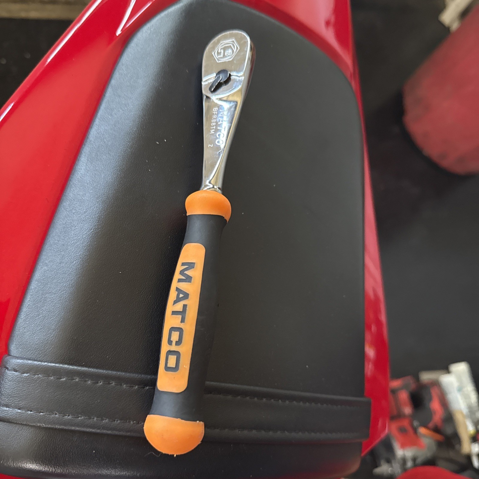 Matco Tools 3/8 drive 9" Ratchet Orange Handle | eBay