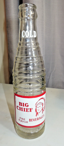 Vintage Big Chief Beverages Soda Pop Bottle - Steamboat Springs ...
