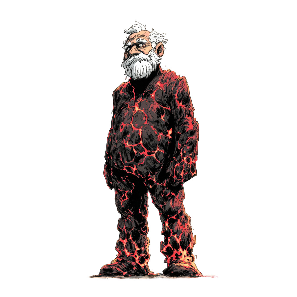 Magma Man Vinyl Car Decal Sticker – Waterproof & UV-Resistant | eBay