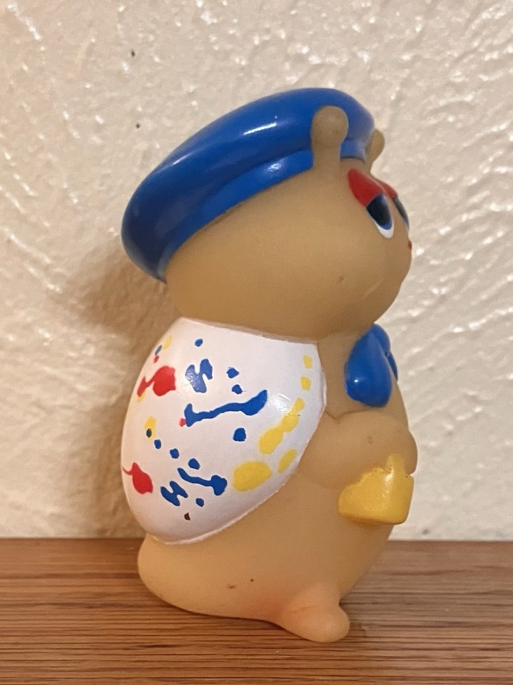 Vintage Hasbro 80s Friends Glow Worm Figure Artist Toy Doodlebug Glow ...