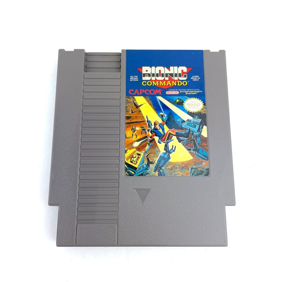 Bionic Commando Nintendo NES (5 Screw) Cartridge w/Manual & Sleeve ...