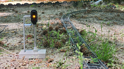 Custom G-Scale Rail Road LED Signal **1-Aspect Unpainted & Unassembled ...