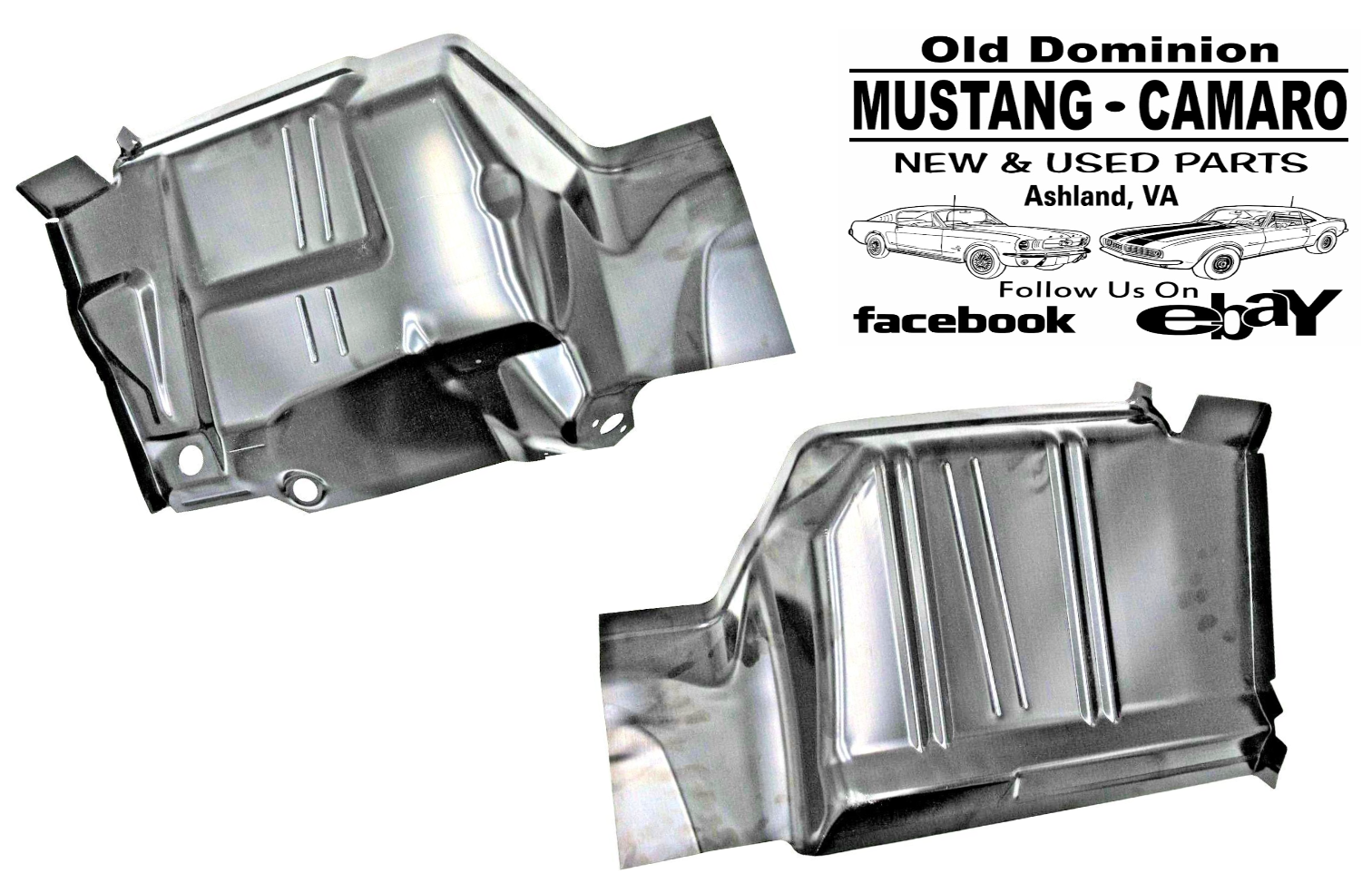 1967-1969 Camaro Front Floor Toe Board to Firewall Patch Panel - Pair ...